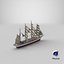 3D Clipper Sailing Ship - TurboSquid 1428571