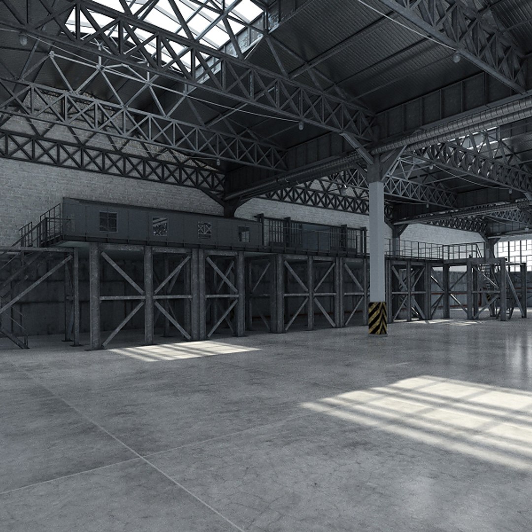 Factory Interior 3D - TurboSquid 1259253