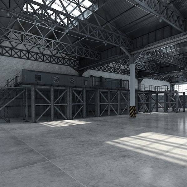 Factory interior 3D - TurboSquid 1259253