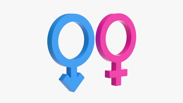 남성과 여성의 기호 3D 모델 - TurboSquid 1510445