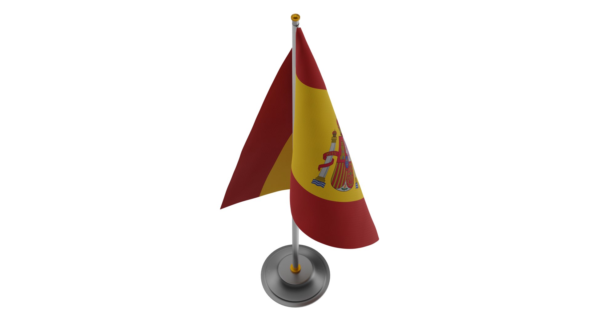 3D Model Table Flag Spain - TurboSquid 2204437