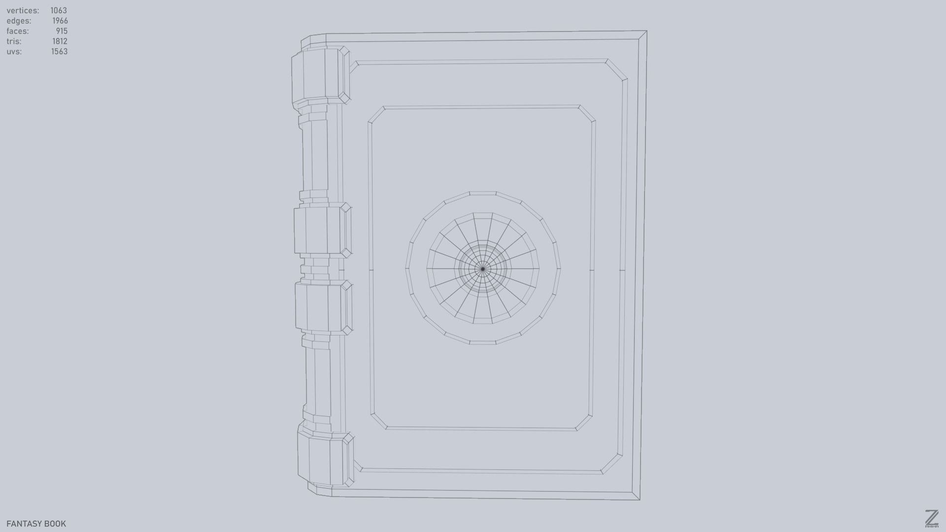 Fantasy Book Collection 3D Model - TurboSquid 2237650