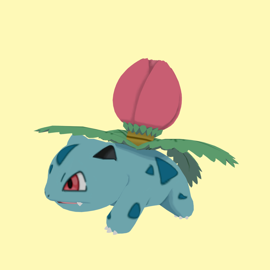 3D Pokemon Ivysaur - TurboSquid 1641237