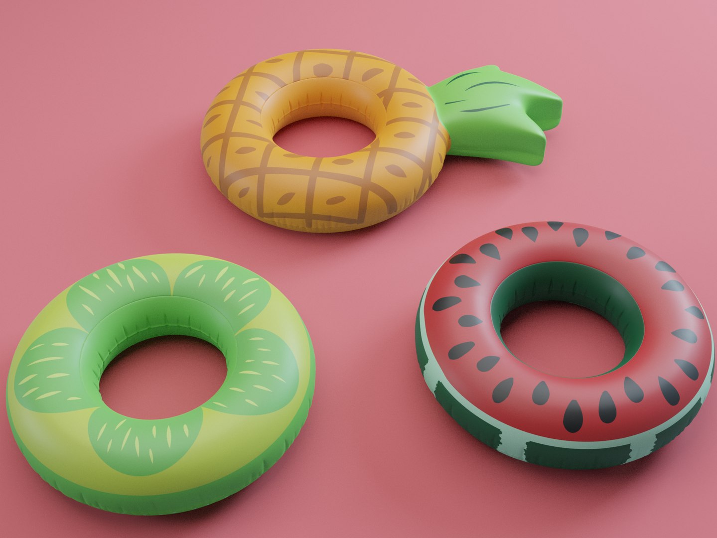 3D Inflatable Fruits Float 3 Model - TurboSquid 1546694