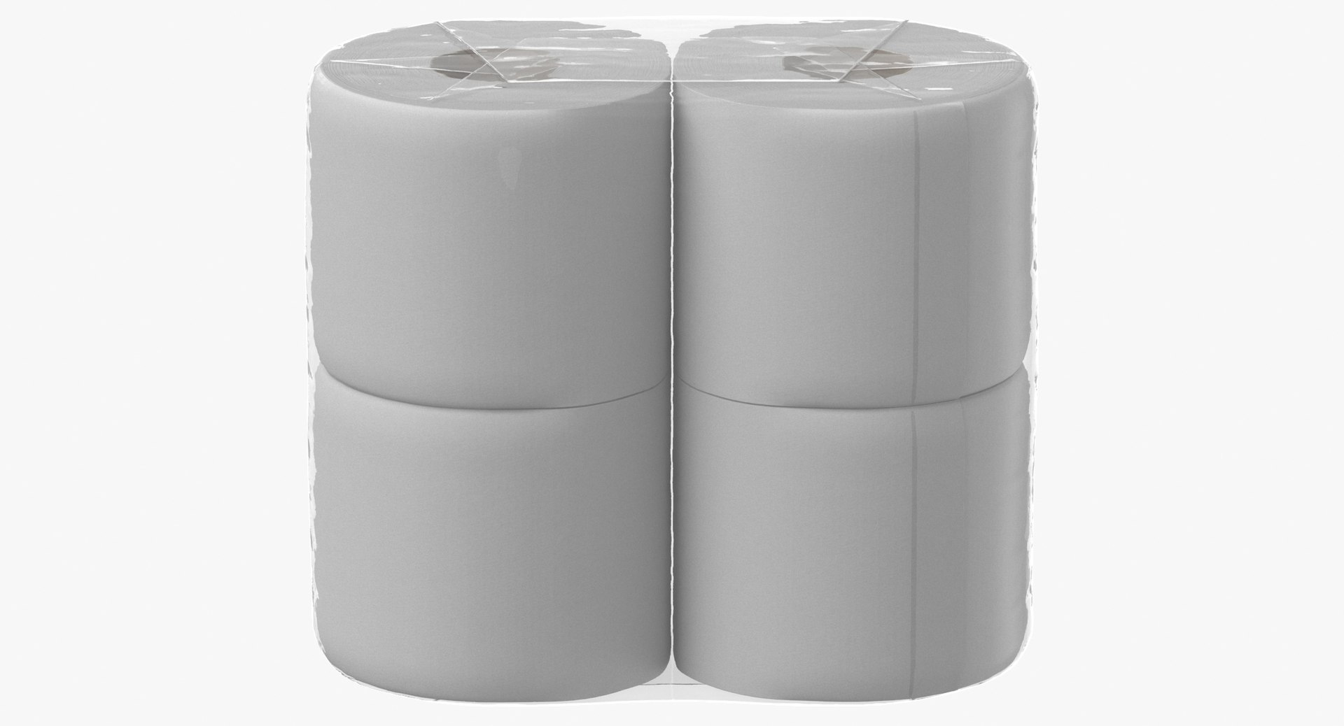 3D Toilet Paper 4 Pack Blank And Generic Label Model - TurboSquid 2053168