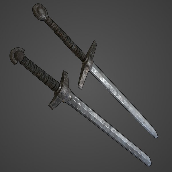 3D set basic medieval swords - TurboSquid 1484464