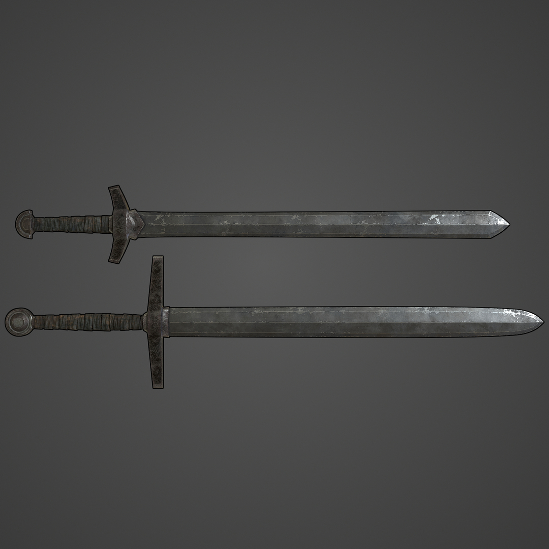 3D set basic medieval swords - TurboSquid 1484464