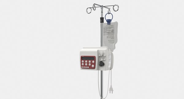 3D hospital arm monitor iv - TurboSquid 1433232