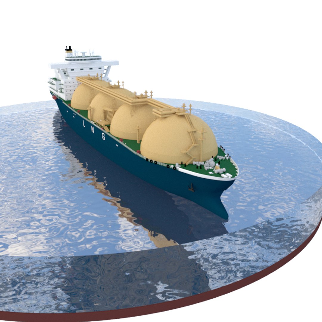 Lng Tanker 3D Model - TurboSquid 1516334