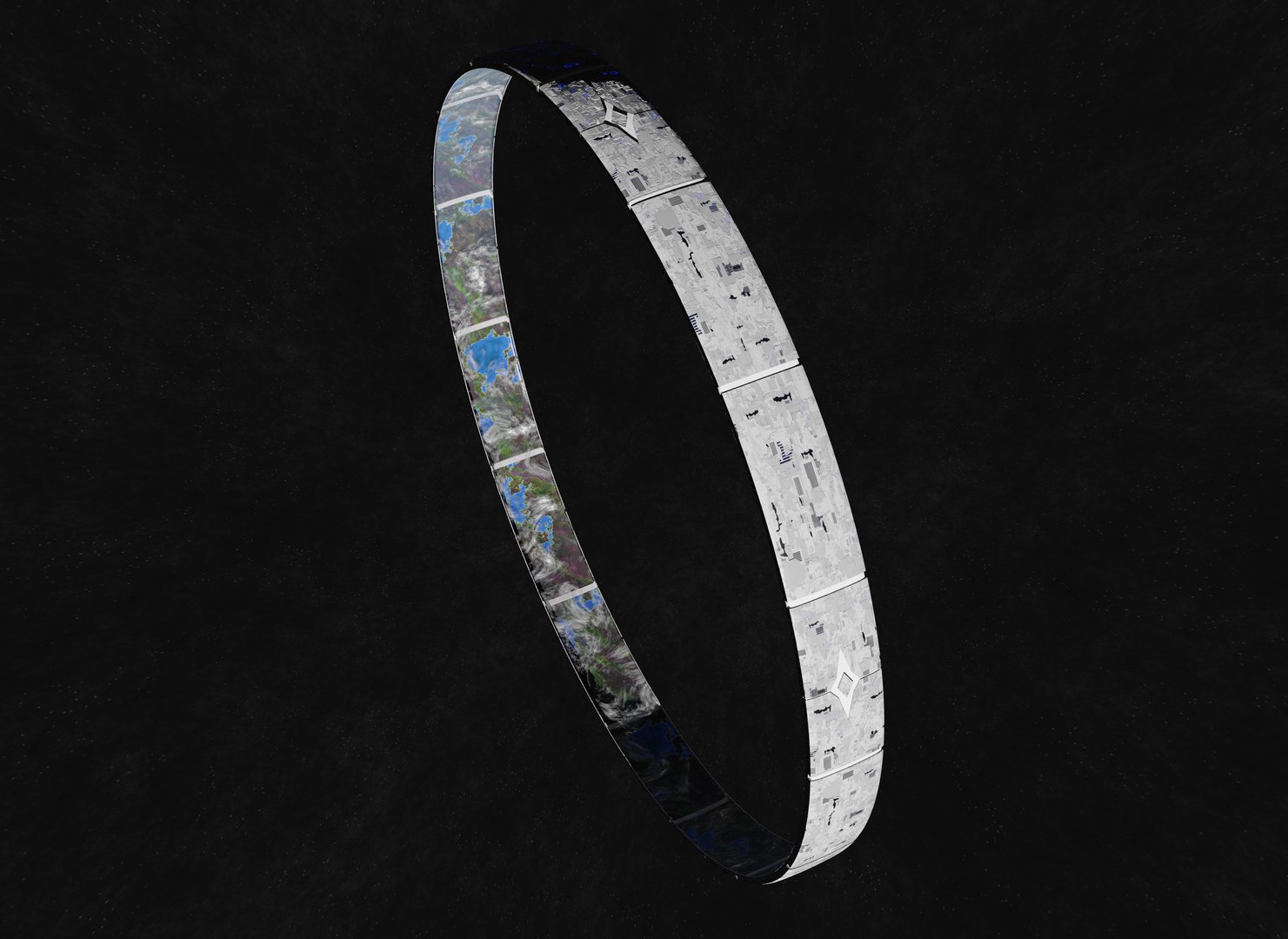 3D Rotating Space Habitat Ring V2 Model - TurboSquid 1739934