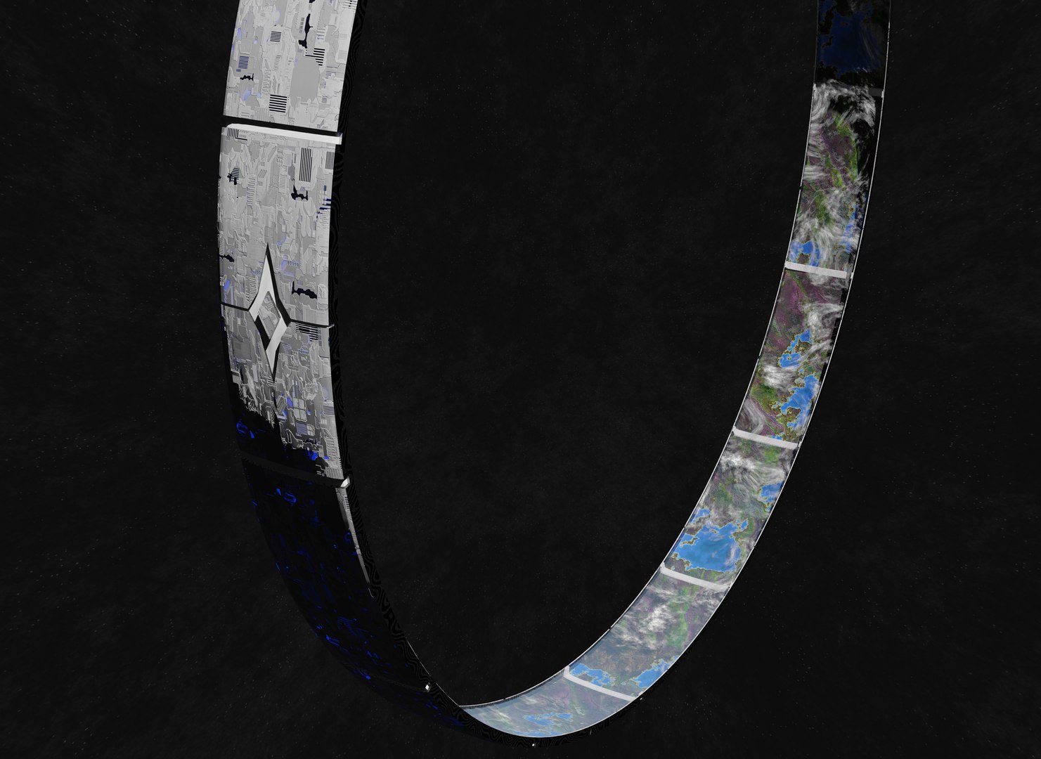 3D Rotating Space Habitat Ring V2 Model - TurboSquid 1739934