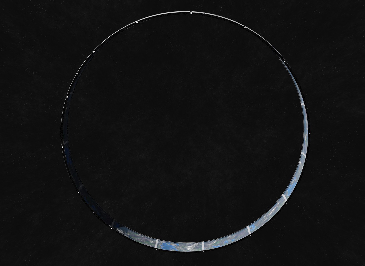 3D Rotating Space Habitat Ring V2 Model - TurboSquid 1739934