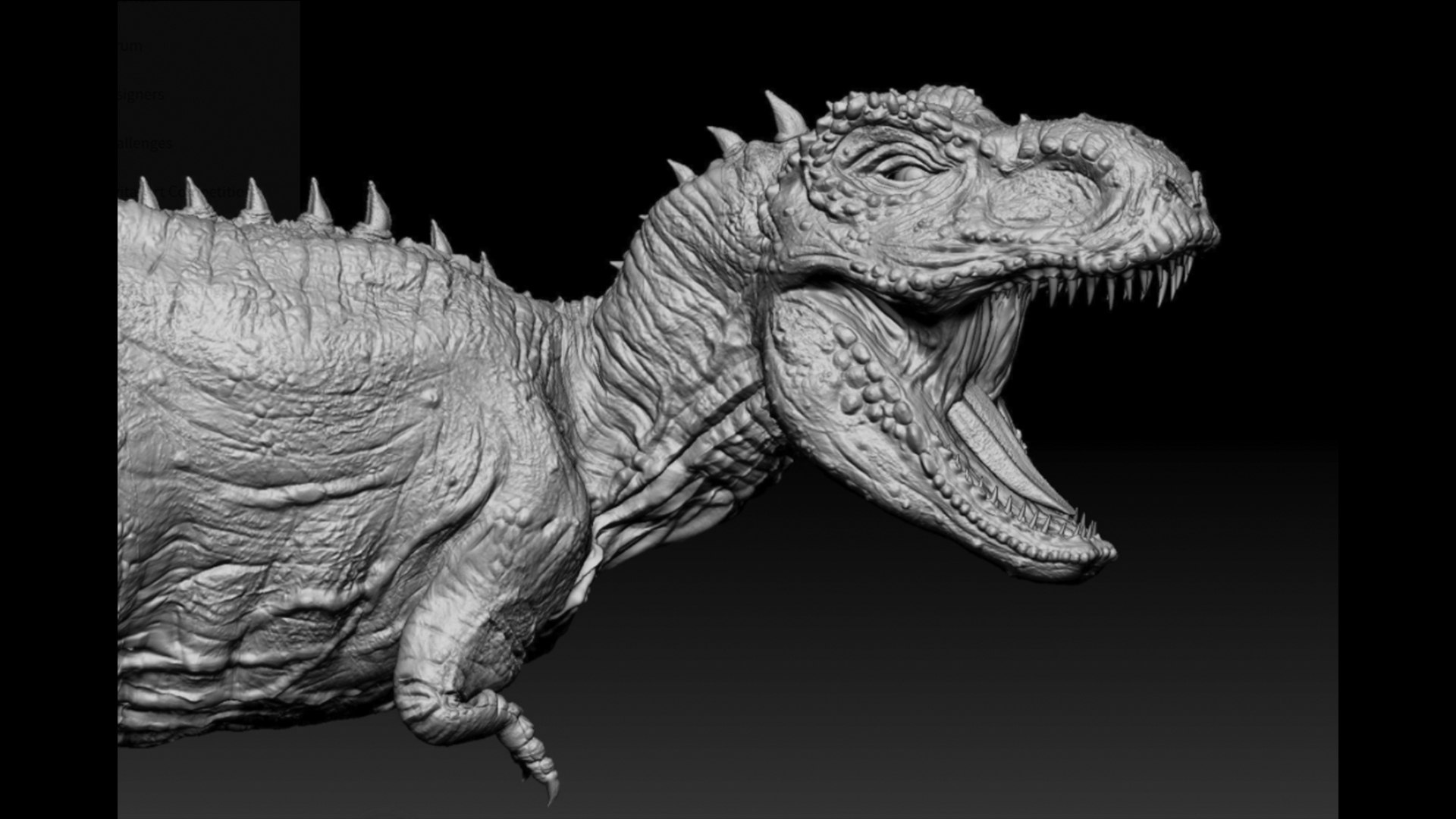Tyrannosaurus Rex T-rex 3D - TurboSquid 1516116
