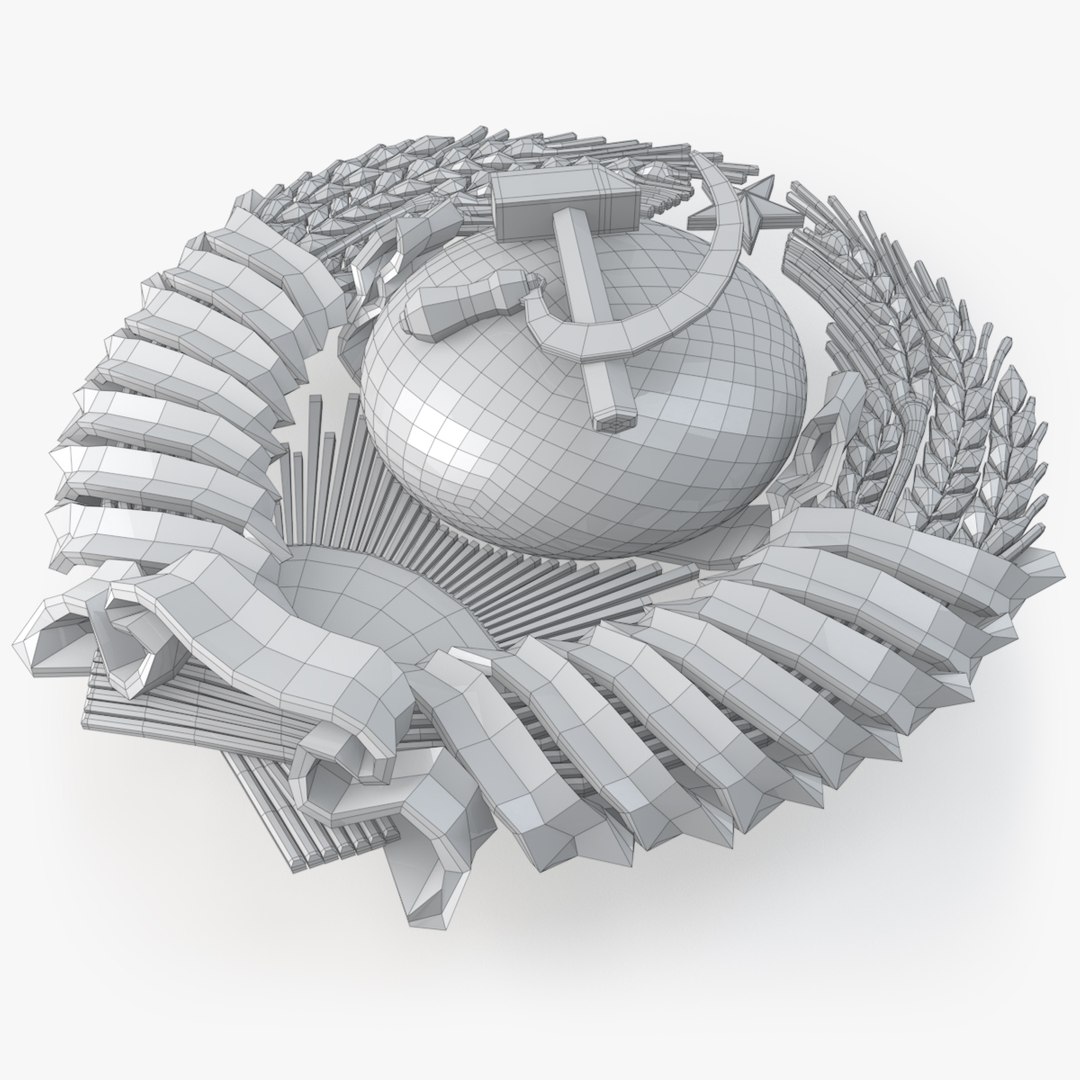 State Emblem Soviet C4d