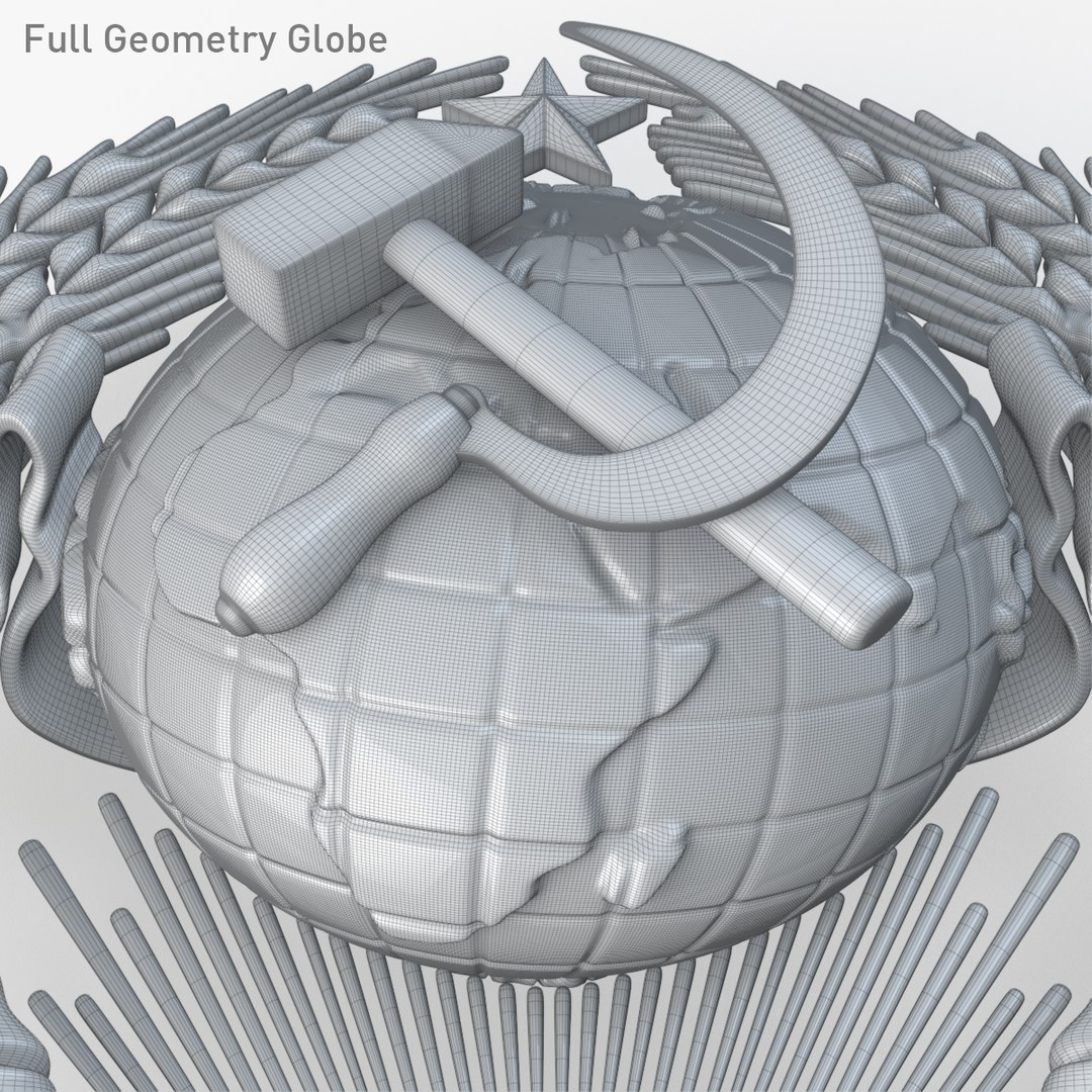 State Emblem Soviet C4d