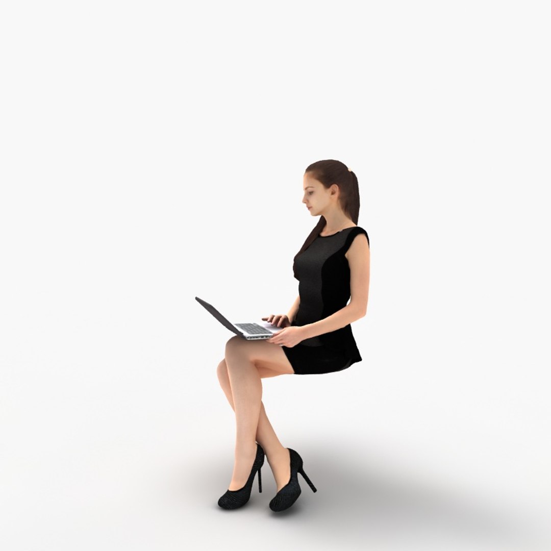 Woman Businesswoman Business 3d Model
