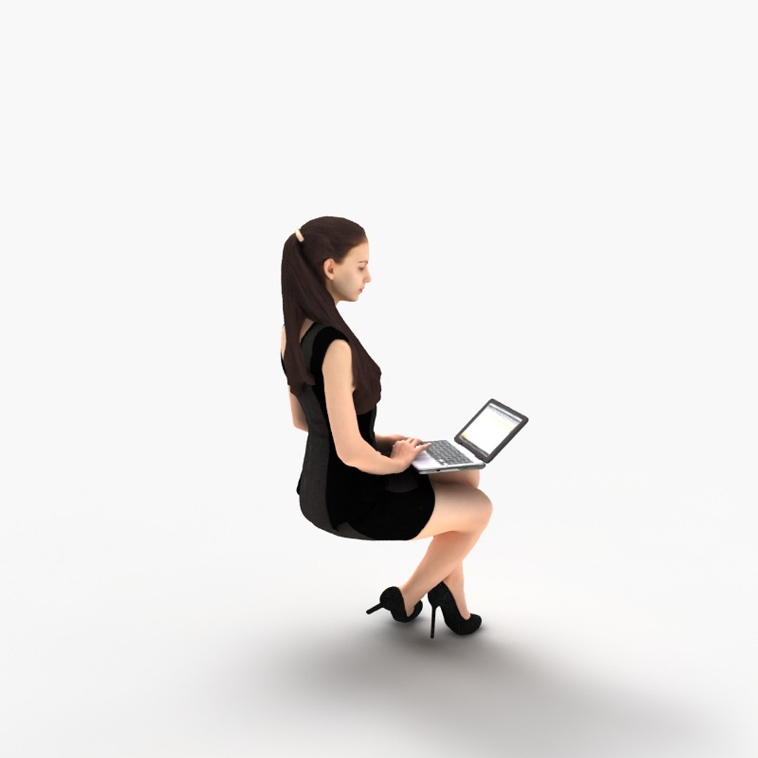 Woman Businesswoman Business 3d Model