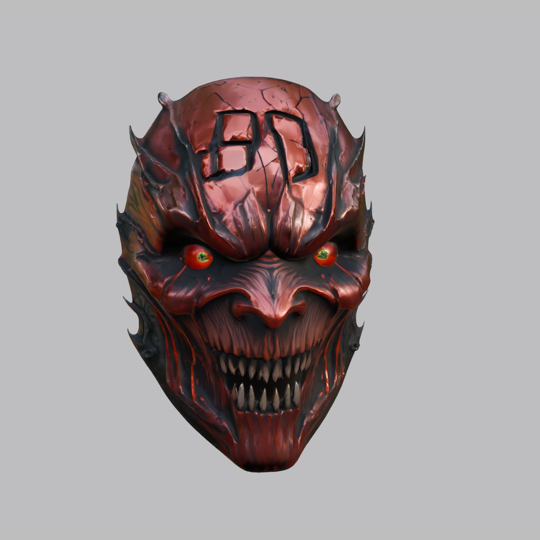 Demon Demonic Mask 3D - TurboSquid 2357926