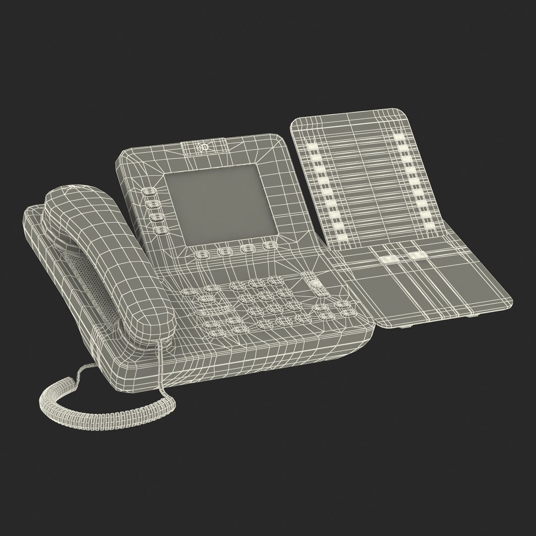 cisco unified ip phone 3d model
