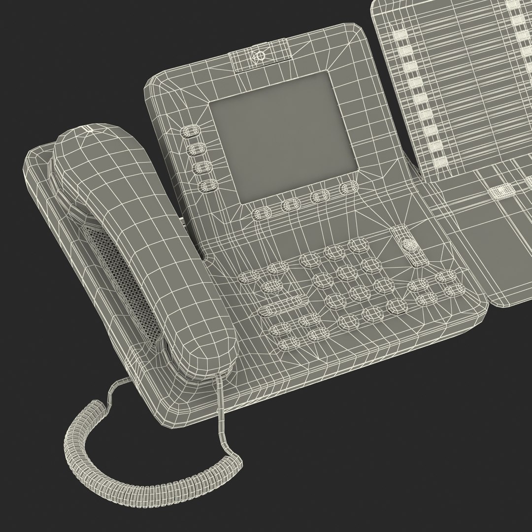 cisco unified ip phone 3d model