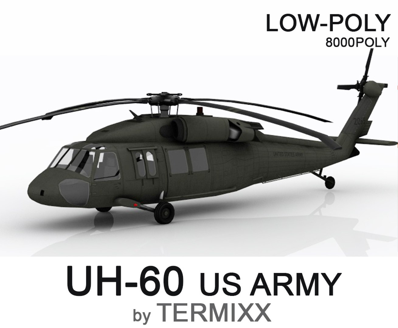 Uh-60 Blackhawk Model - TurboSquid 1629389