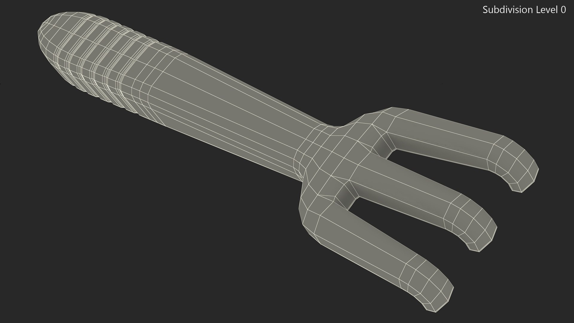 Plastic Rake Toy 3D Model - TurboSquid 2118735