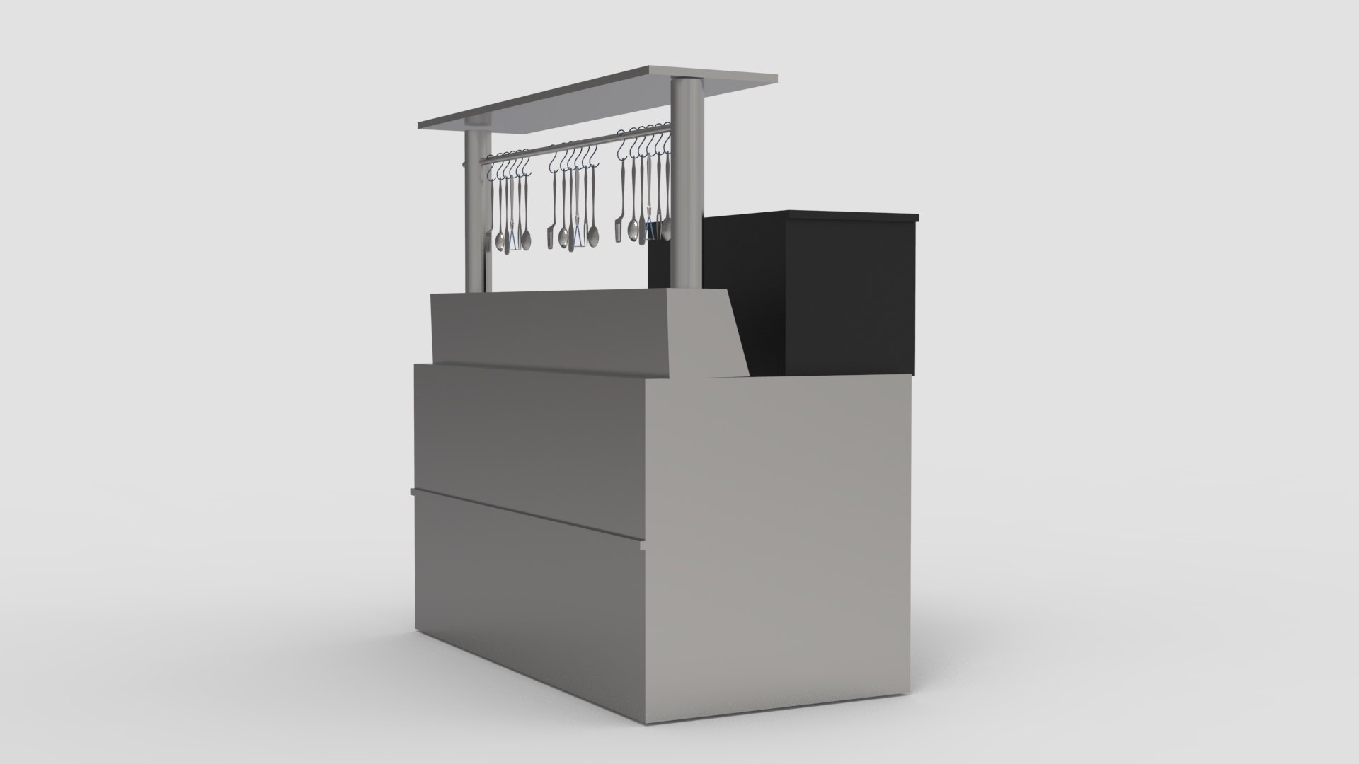 3D Model Commercial Pizza Oven - Pizza Work Station - TurboSquid 2099187