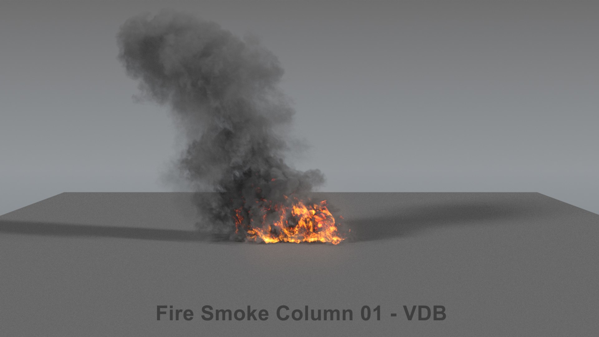 Smoke Column Pack Model - TurboSquid 1647059