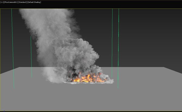 Smoke column pack model - TurboSquid 1647059