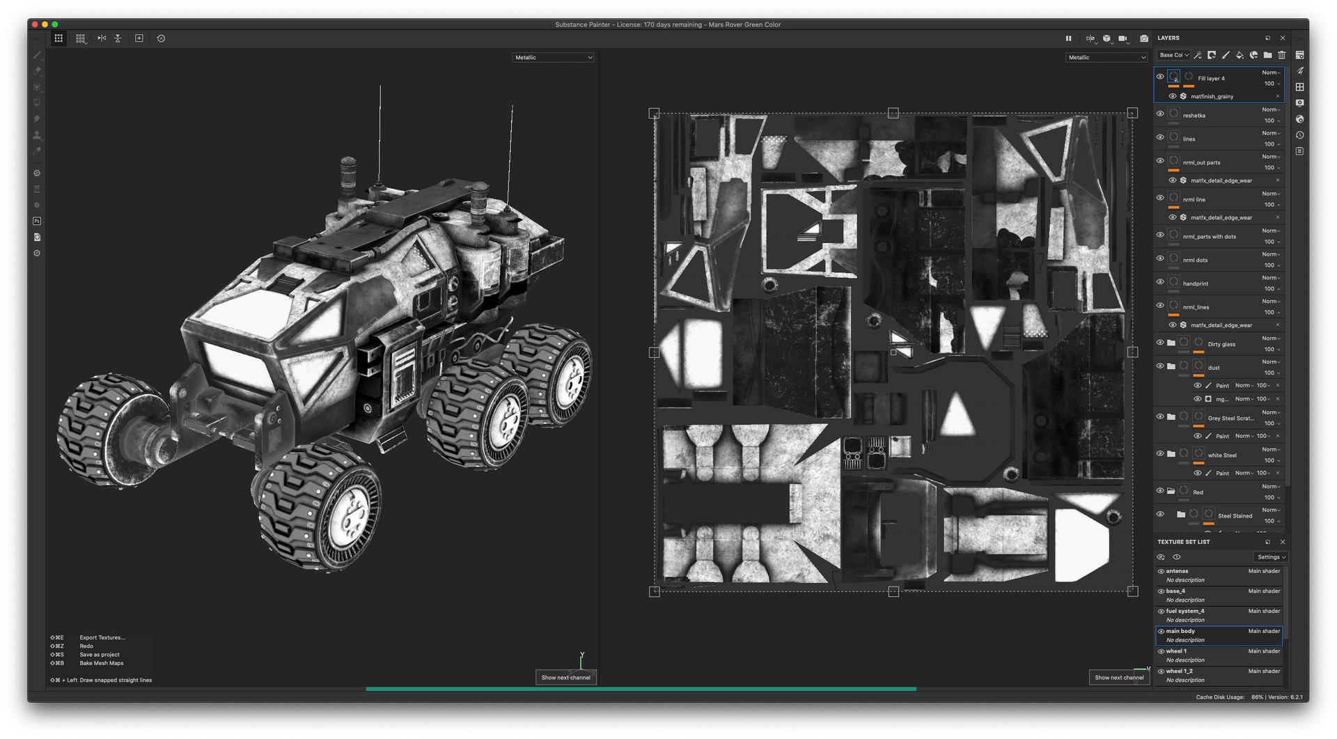 3D space mars car vehicle model - TurboSquid 1637226