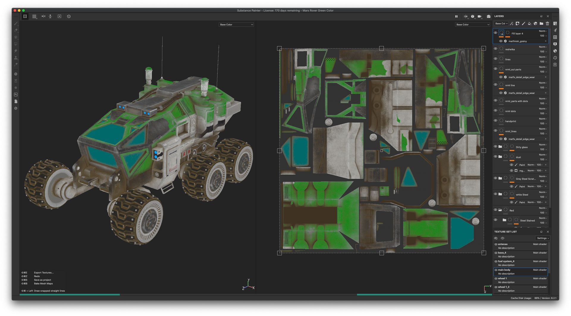 3D space mars car vehicle model - TurboSquid 1637226