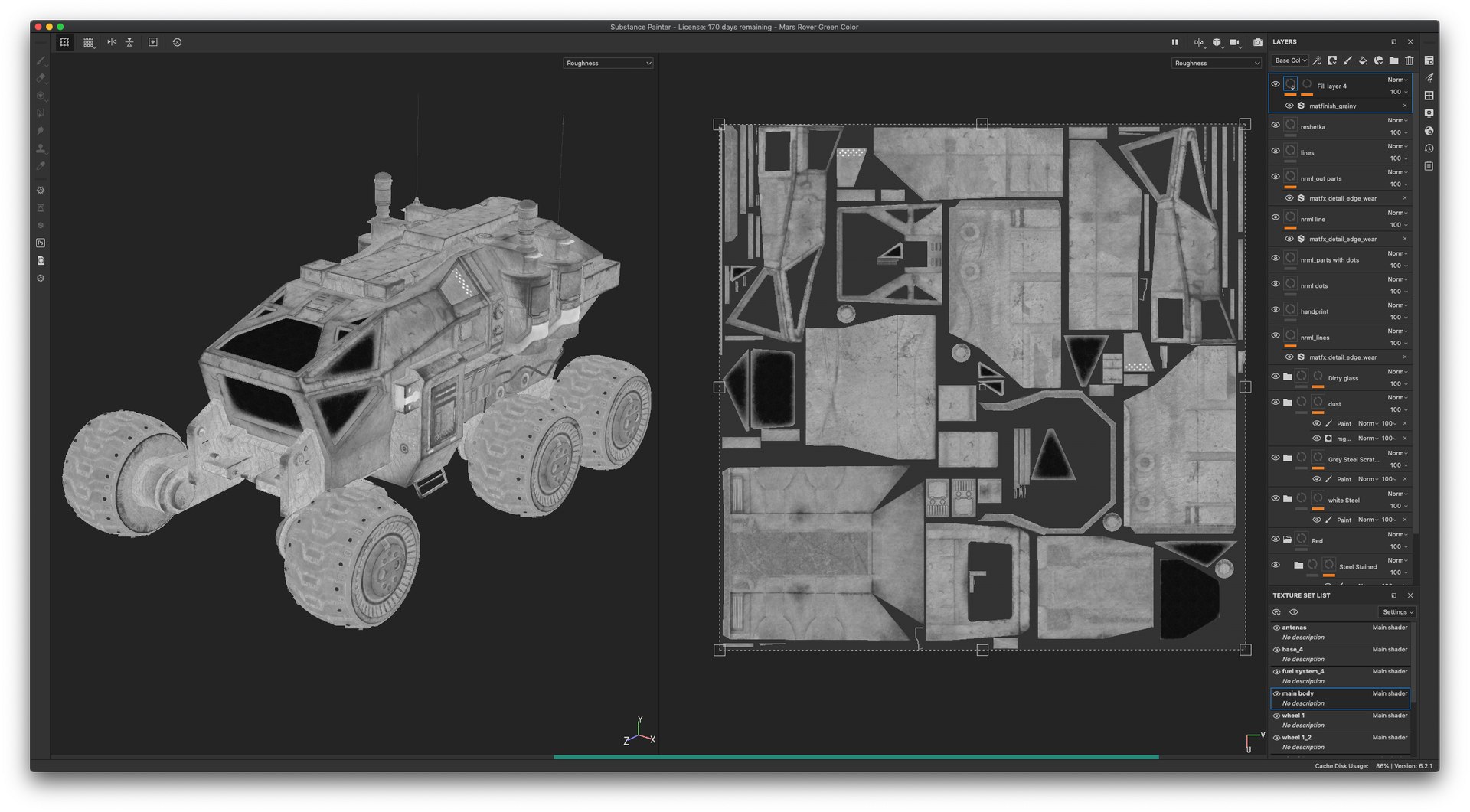 3D space mars car vehicle model - TurboSquid 1637226