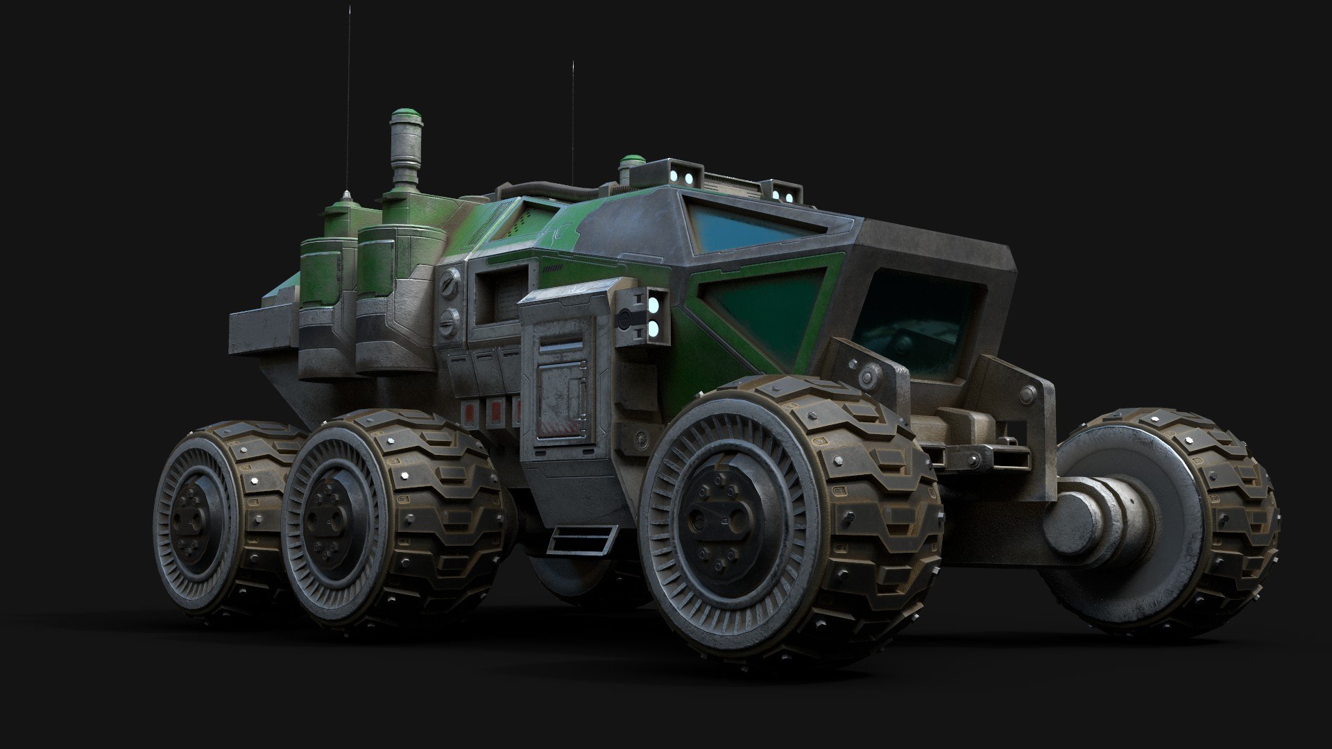 3D space mars car vehicle model - TurboSquid 1637226