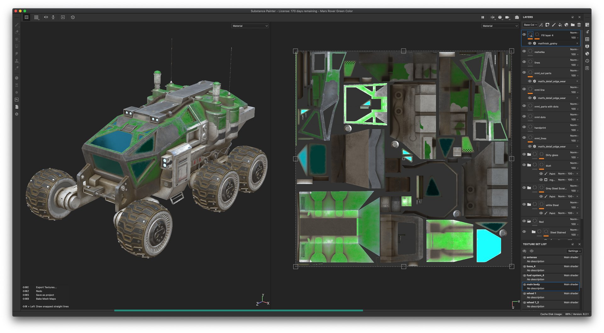 3D space mars car vehicle model - TurboSquid 1637226