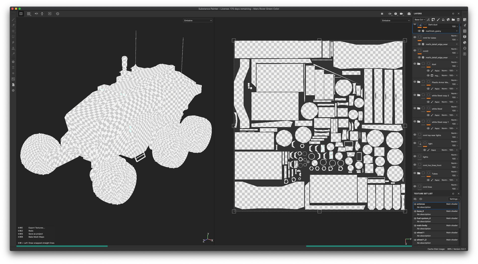 3D space mars car vehicle model - TurboSquid 1637226