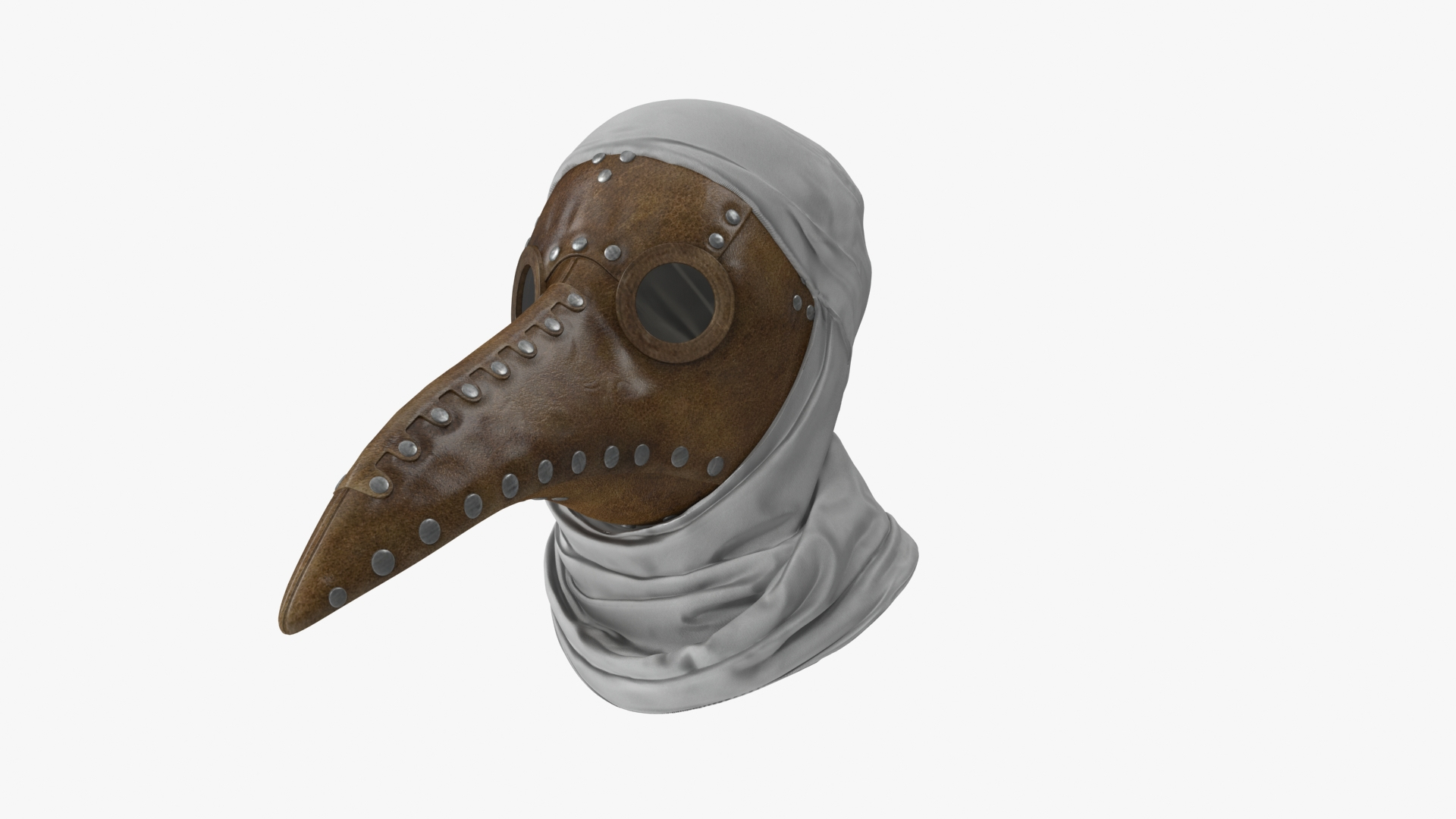 Plague Doctor Mask 3D Model - TurboSquid 2396065