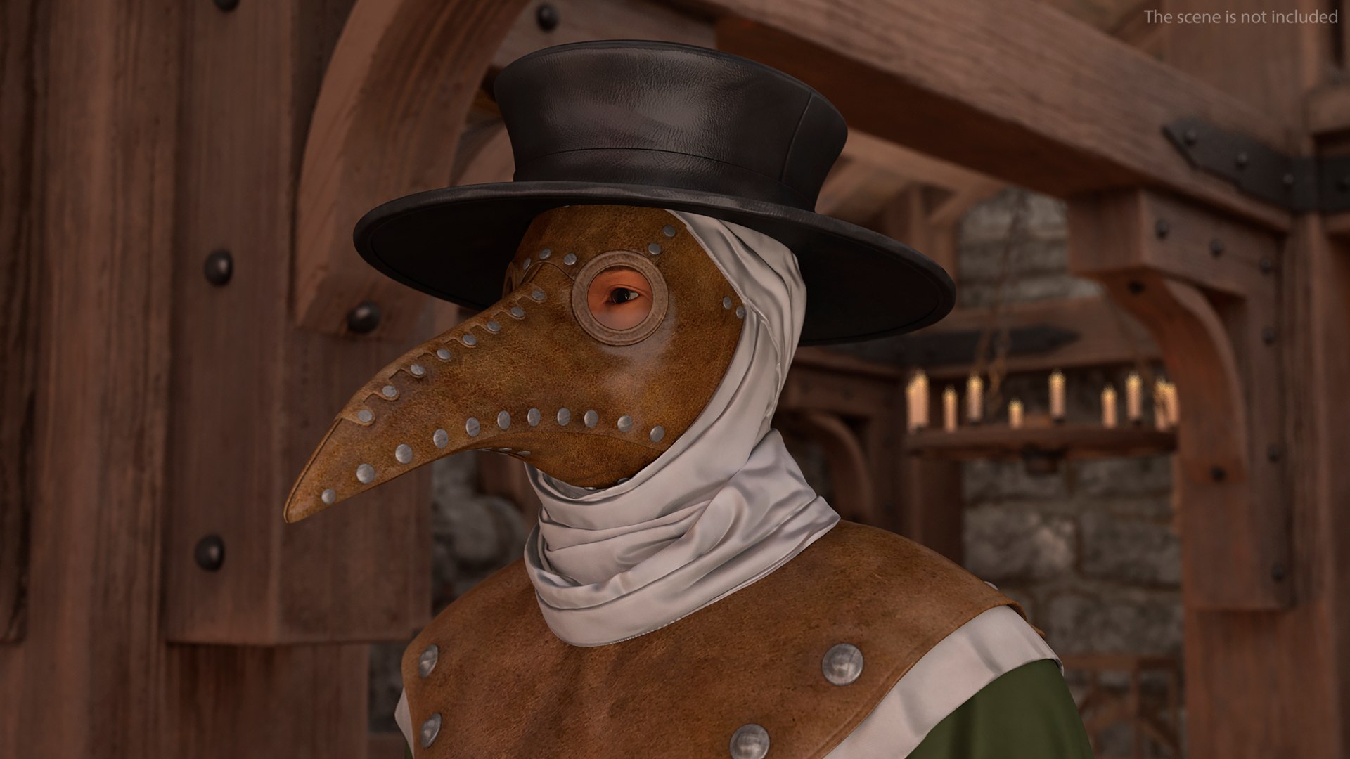 Plague Doctor Mask 3D Model - TurboSquid 2396065