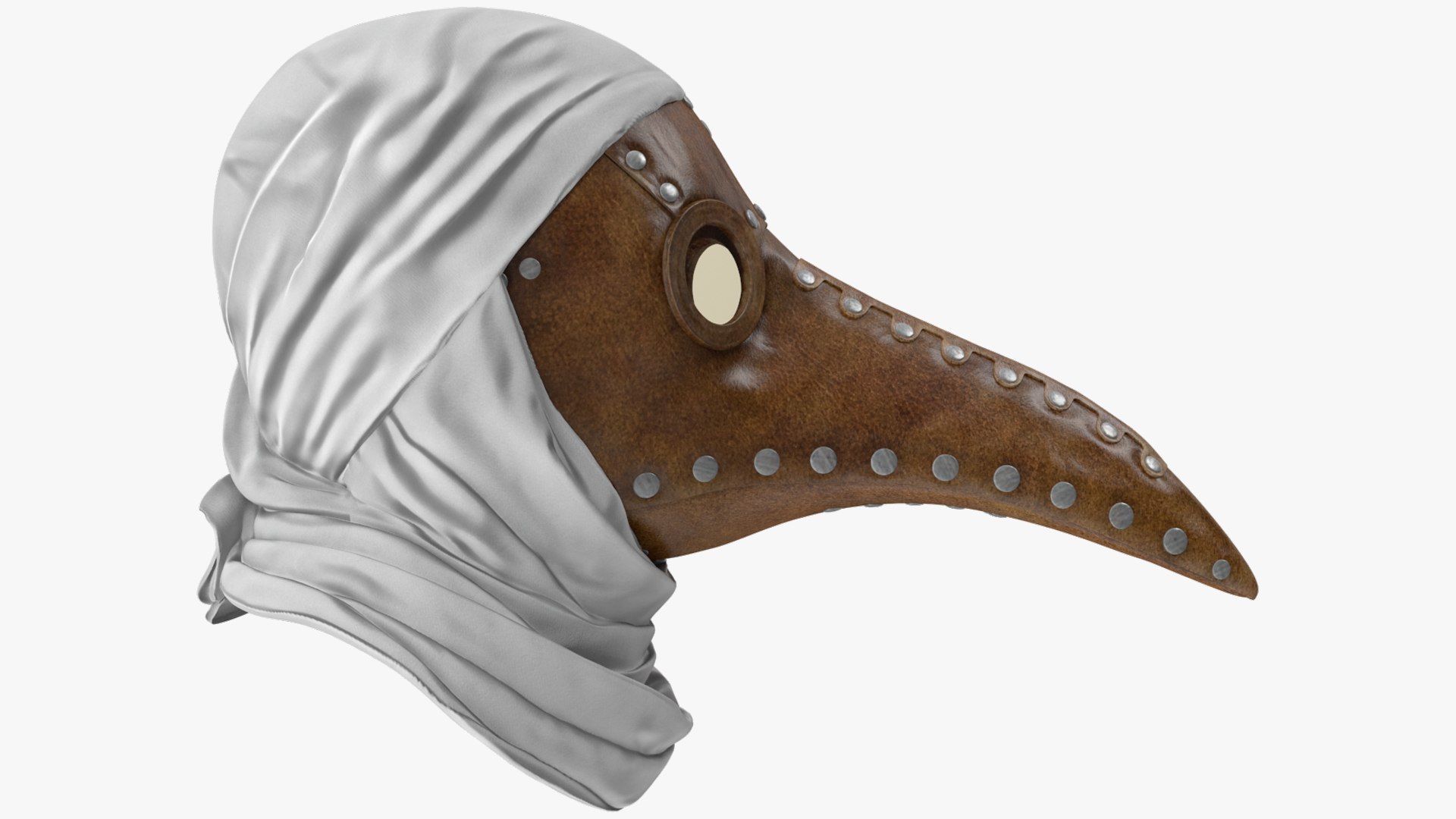Plague Doctor Mask 3D Model - TurboSquid 2396065