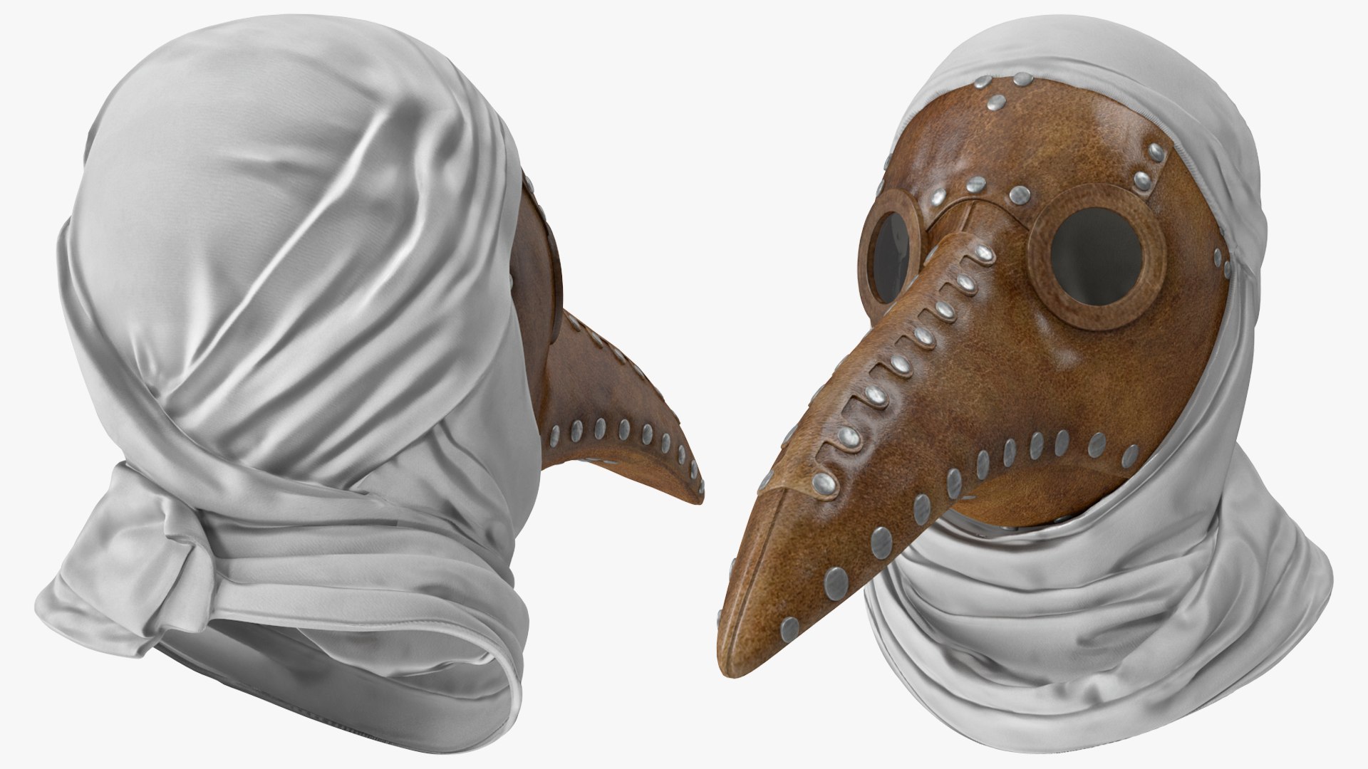 Plague Doctor Mask 3D Model - TurboSquid 2396065