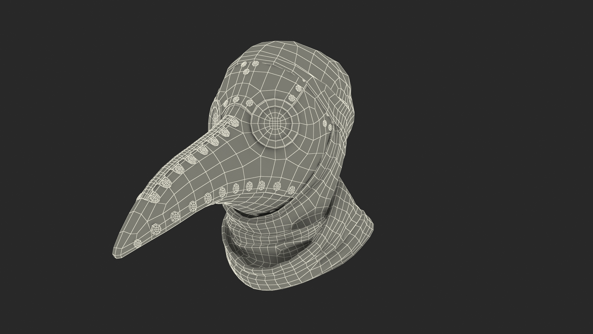 Plague Doctor Mask 3D Model - TurboSquid 2396065