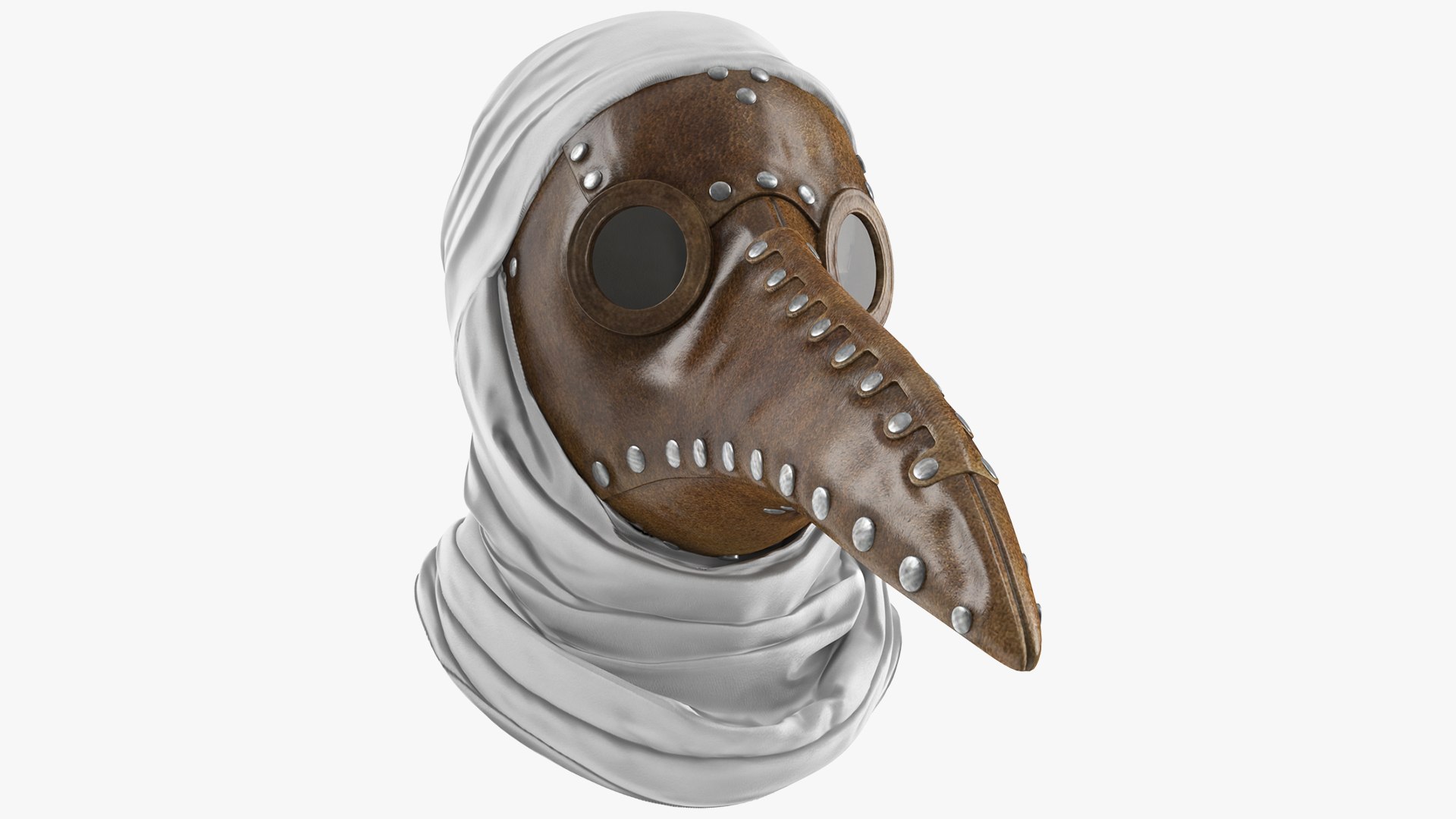 Plague Doctor Mask 3D Model - TurboSquid 2396065