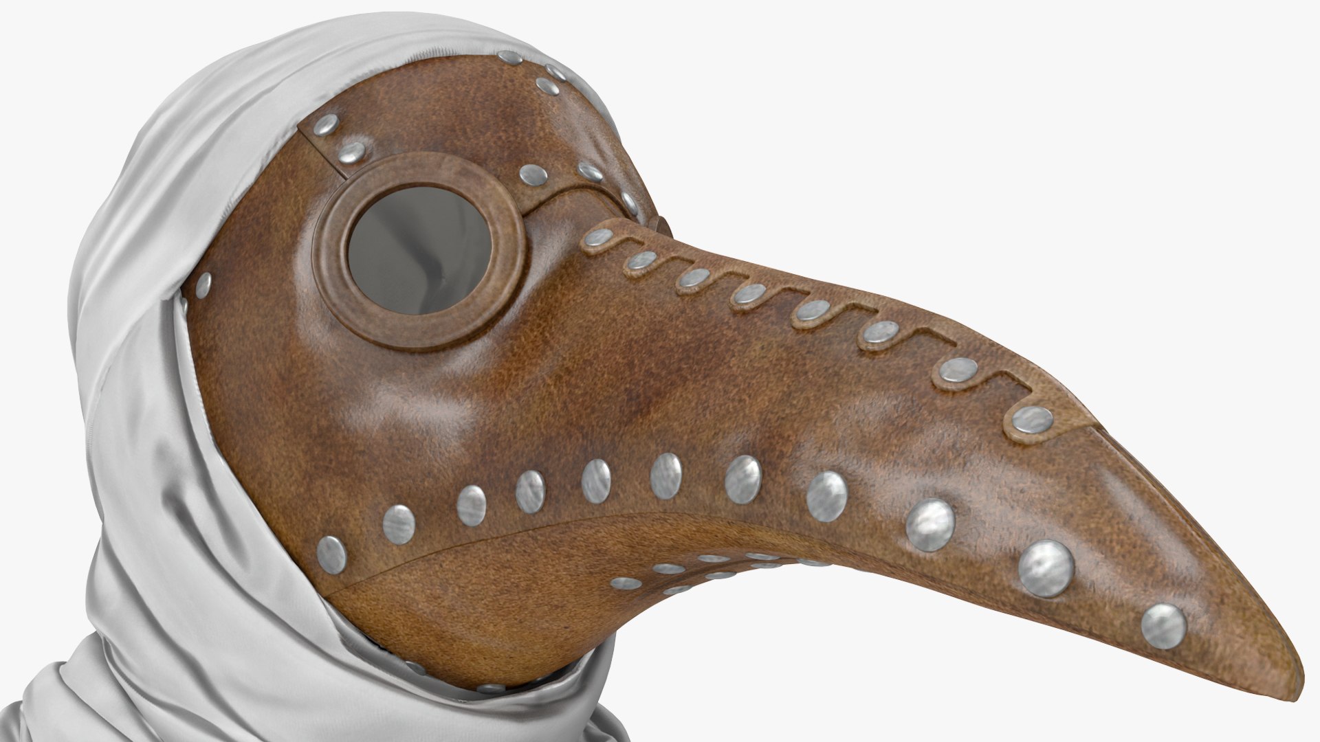 Plague Doctor Mask 3D Model - TurboSquid 2396065