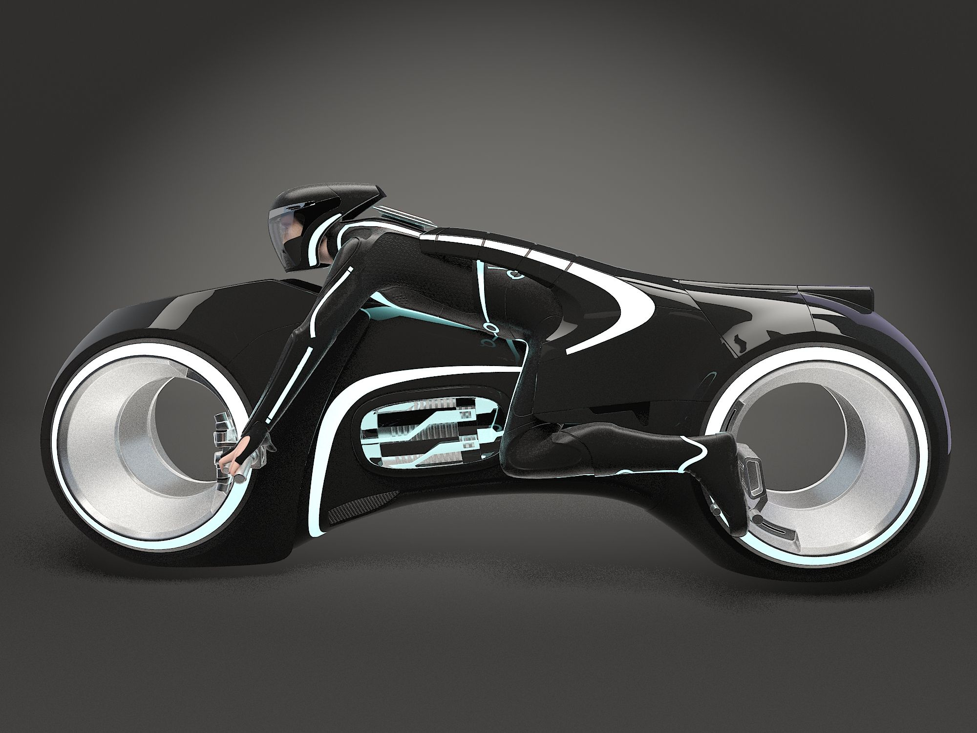 3D tron bike light - TurboSquid 1169388