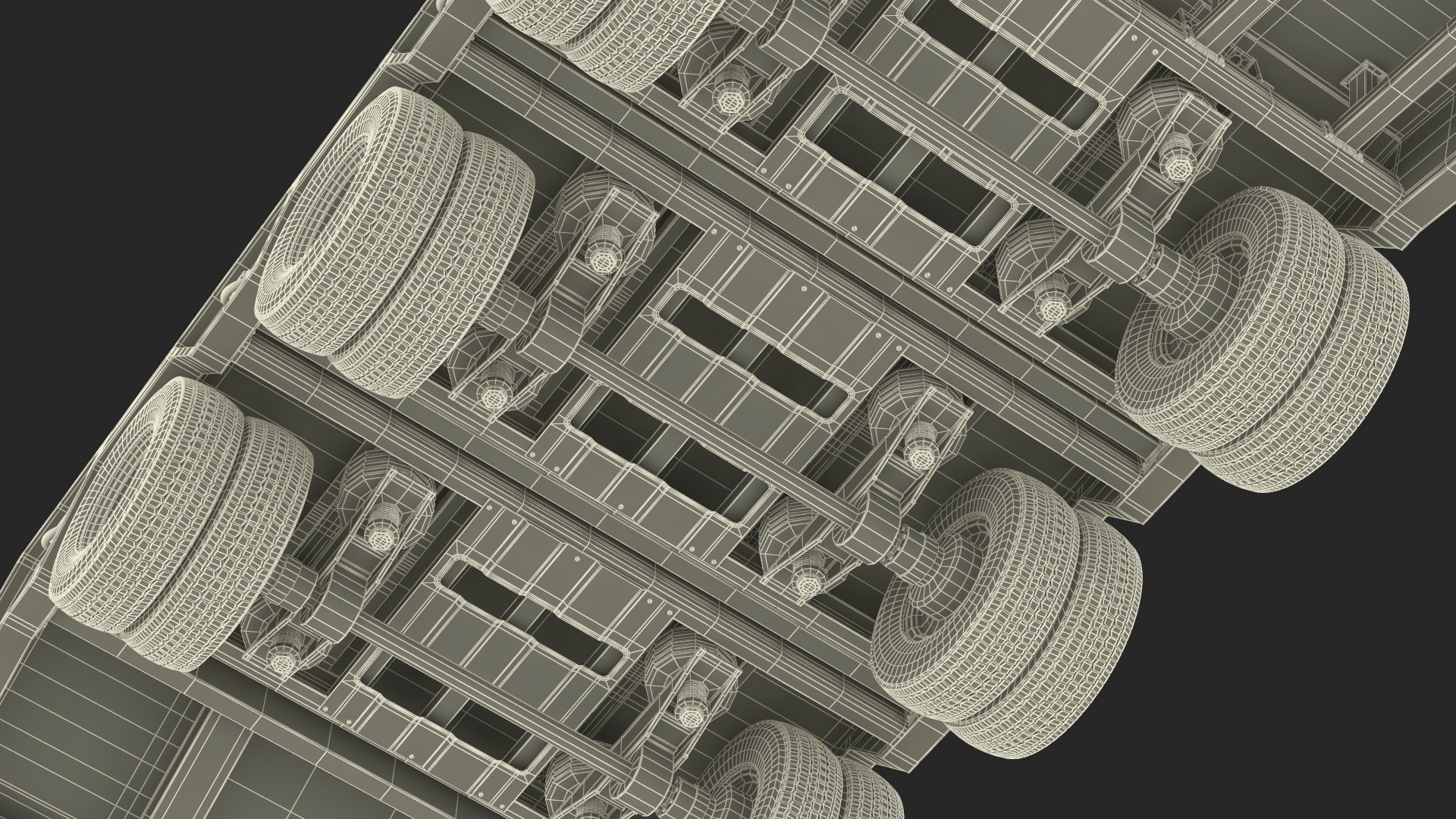 Flatbed Semi Trailer Rigged 3D Model - TurboSquid 2212241