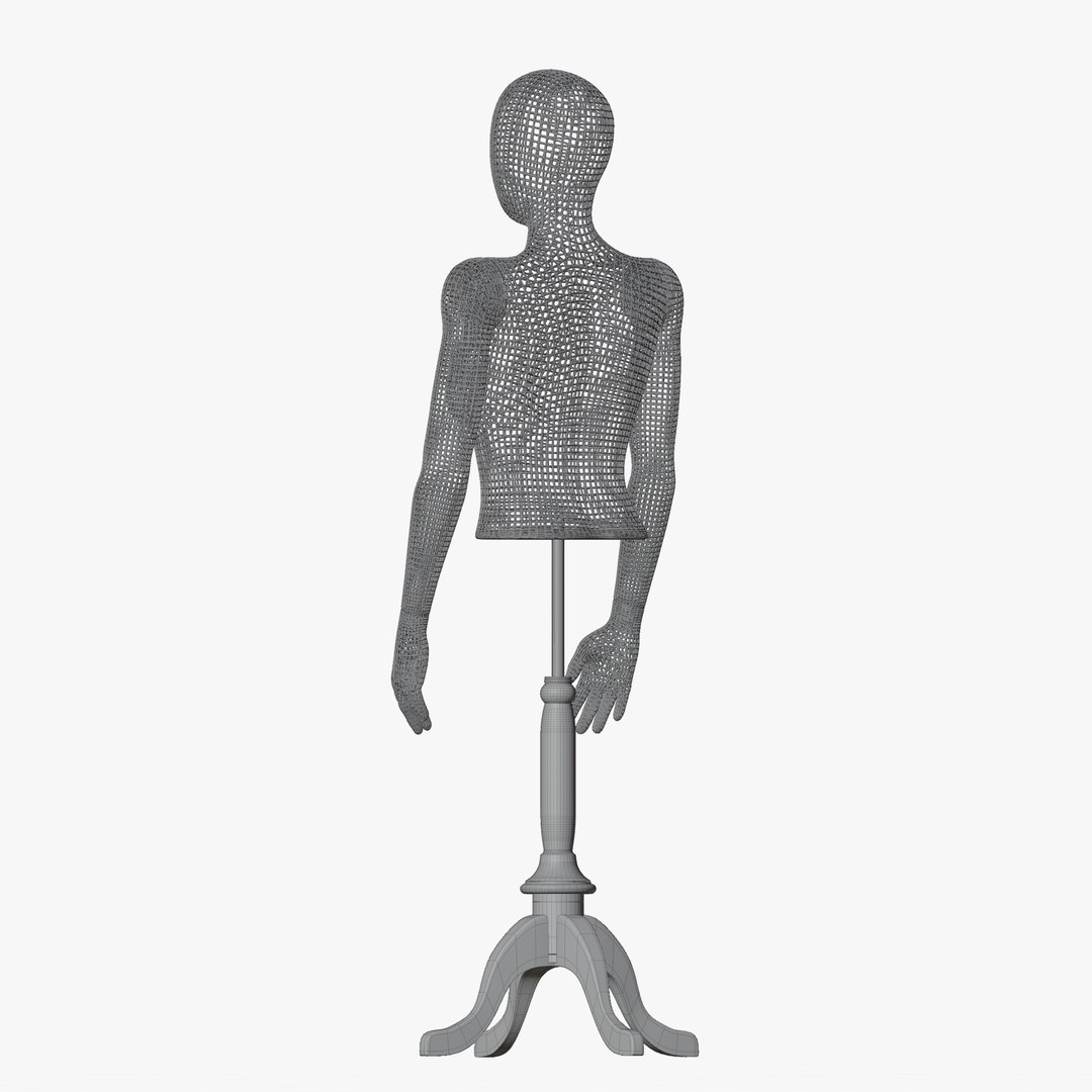 3D Model Wire Sewing Female Mannequin - TurboSquid 2066889