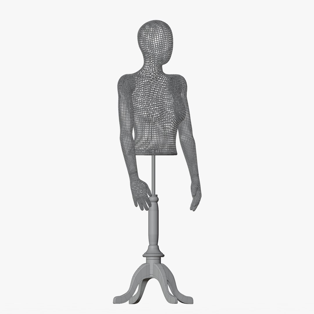 3D Model Wire Sewing Female Mannequin - TurboSquid 2066889