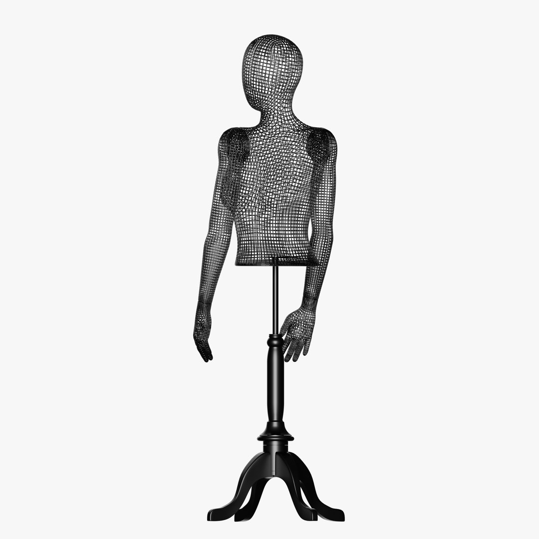 3D Model Wire Sewing Female Mannequin - TurboSquid 2066889