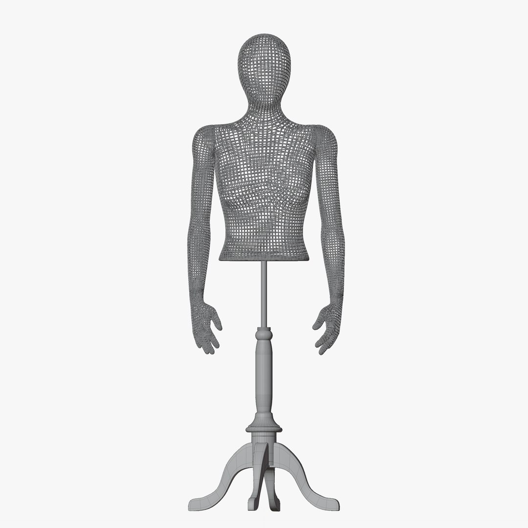 3D Model Wire Sewing Female Mannequin - TurboSquid 2066889