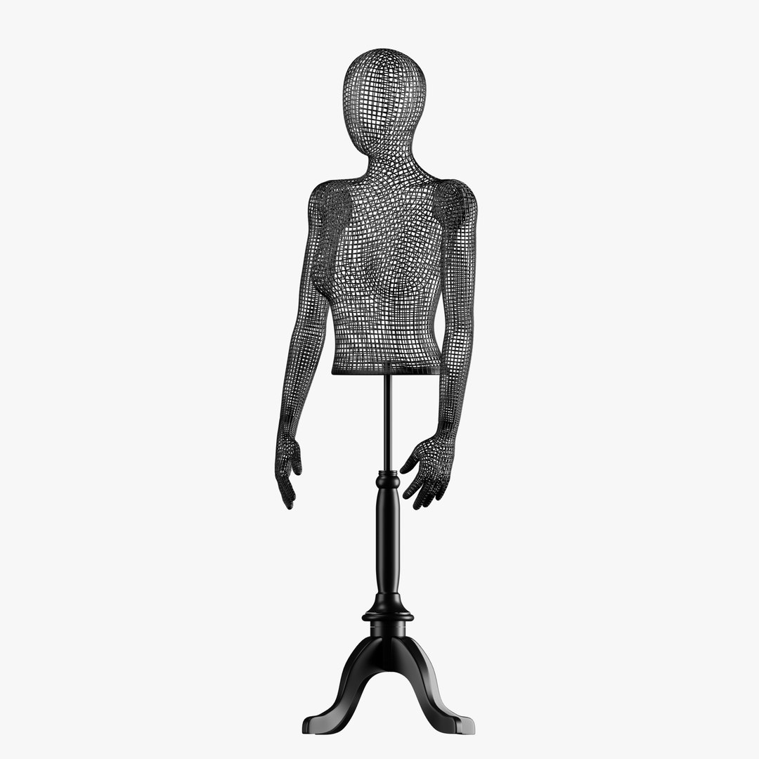 3D Model Wire Sewing Female Mannequin - TurboSquid 2066889
