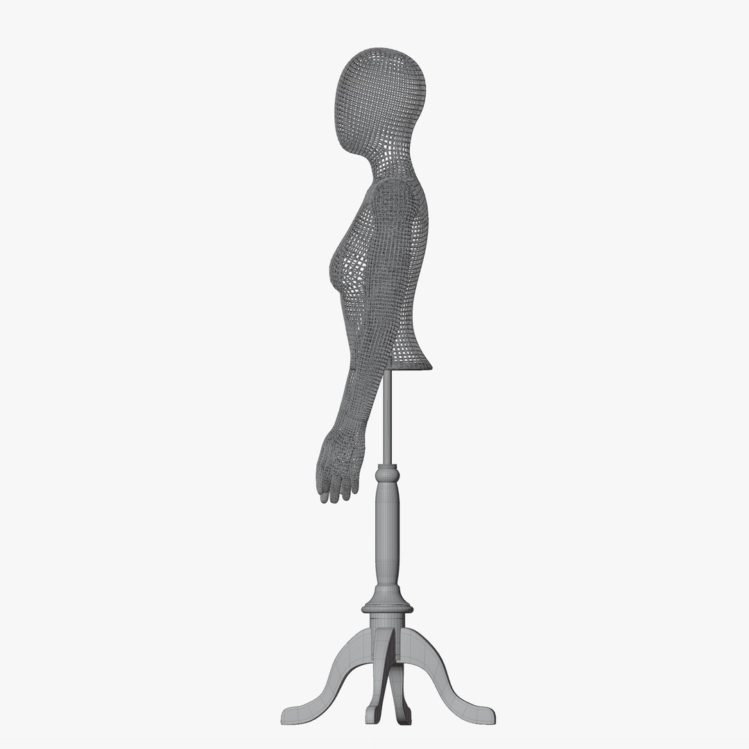 3D Model Wire Sewing Female Mannequin - TurboSquid 2066889